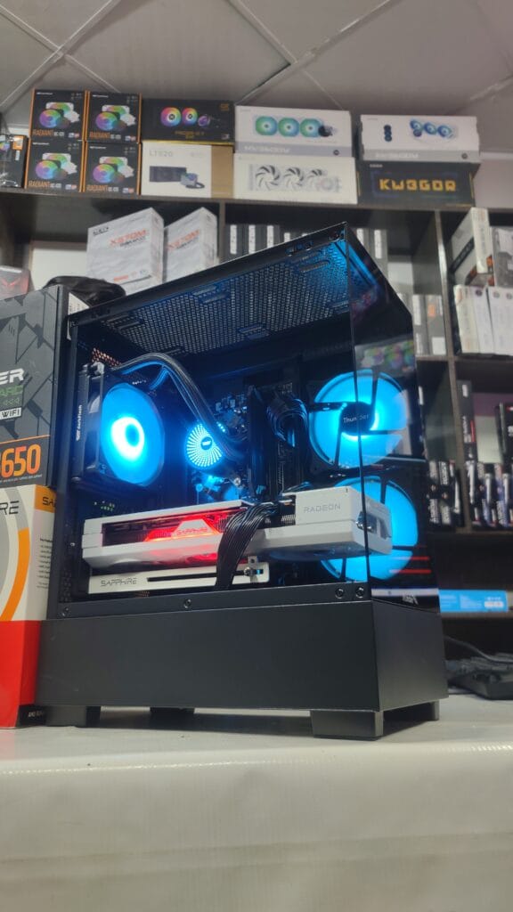 Thunder Black Fox PC Case mATX with 3 Fans - AMD House - PC Gaming ...