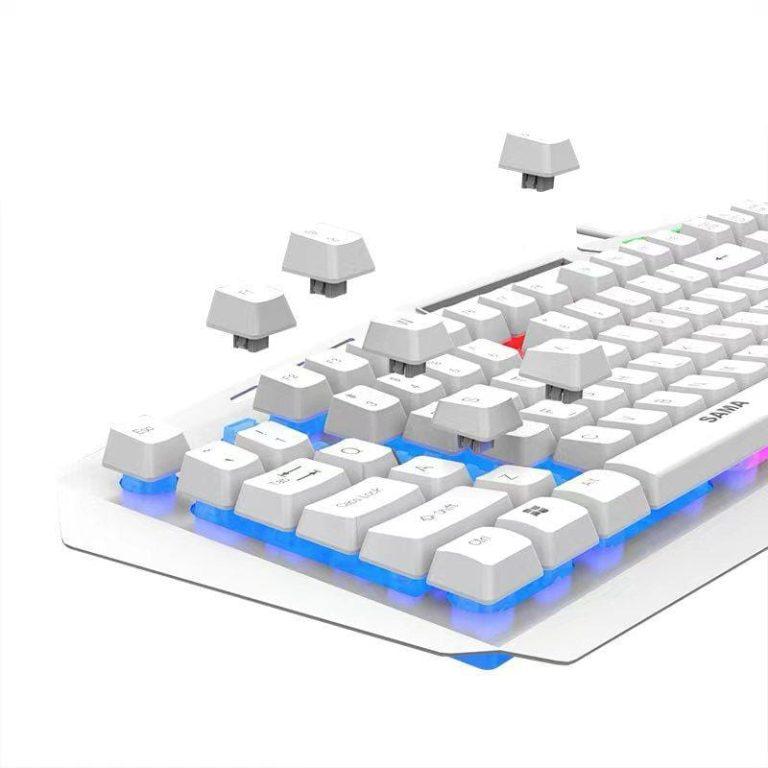 SAMA MK500 Luminous Gaming Keyboard + Mouse Combo - White - AMD House ...