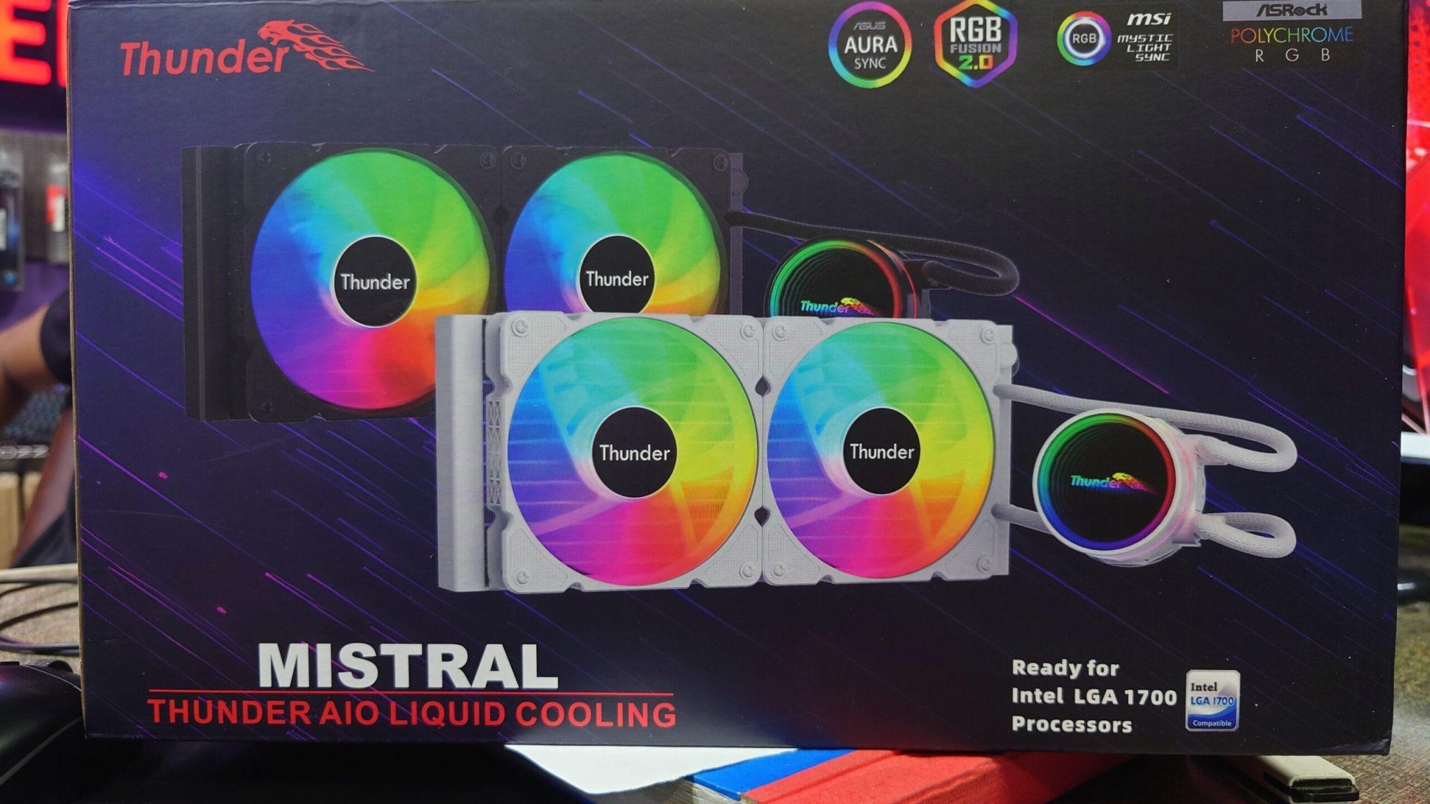 Thunder Mistral 240mm ARGB AIO CPU Cooler New (black) - AMD House - PC ...