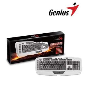 Genius Imperator Pro Gaming Keyboard with Macro keys and wrist rest New ...