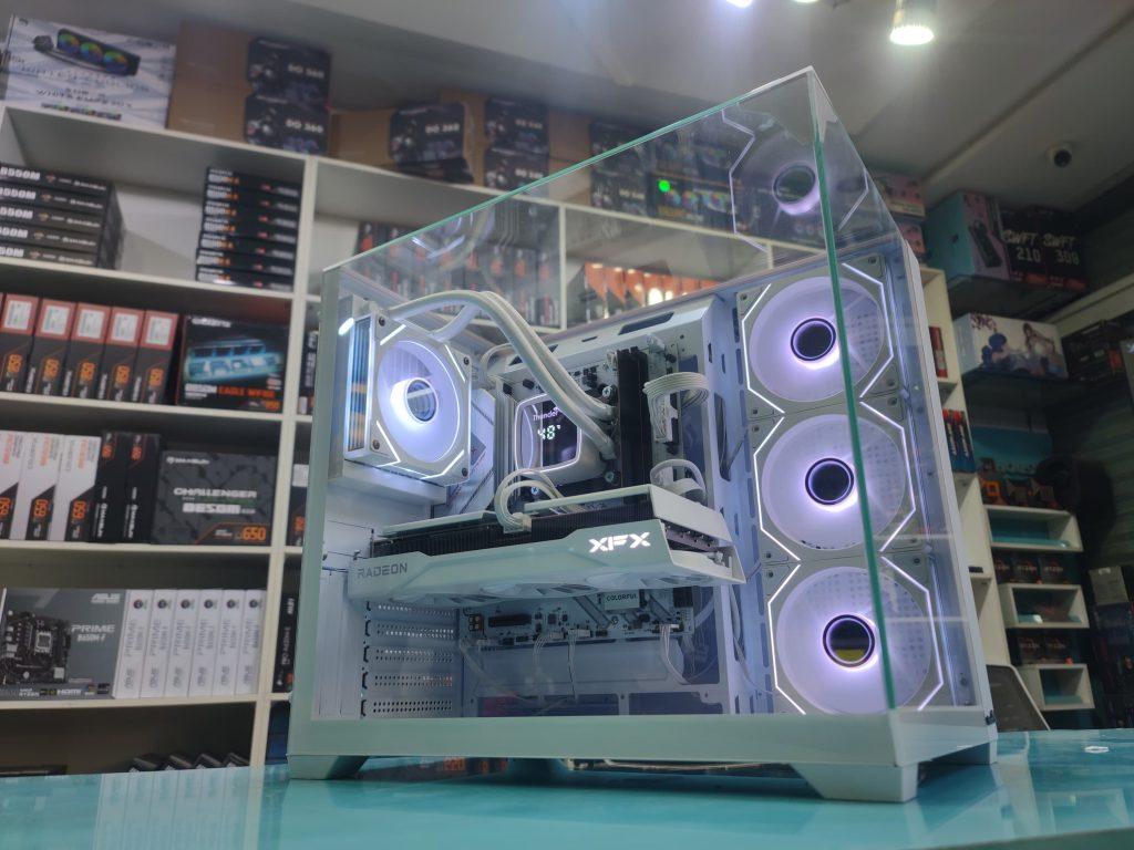 Thunder Battle Station ATX PC Case with 4x infinty Fans ( 360mm cooler ...