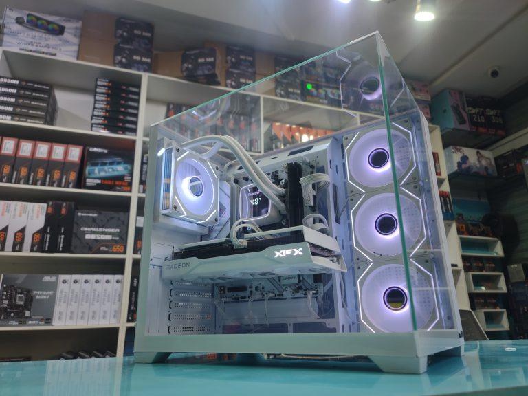 Thunder Battle Station ATX PC Case with 4x infinty Fans ( 360mm cooler ...