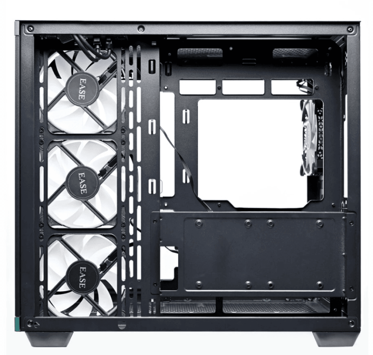 EASE EC124B-Pro Cube PC Case with 4x ARGB Fans (black) - AMD House - PC ...