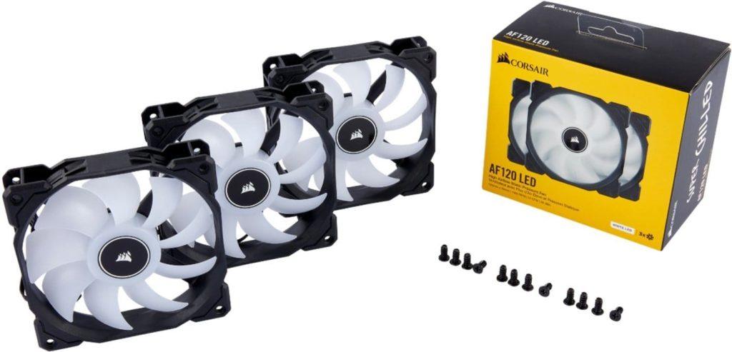 Corsair AF120 LED Fan kit (3x Fans) with Corsair Commander Pro ...