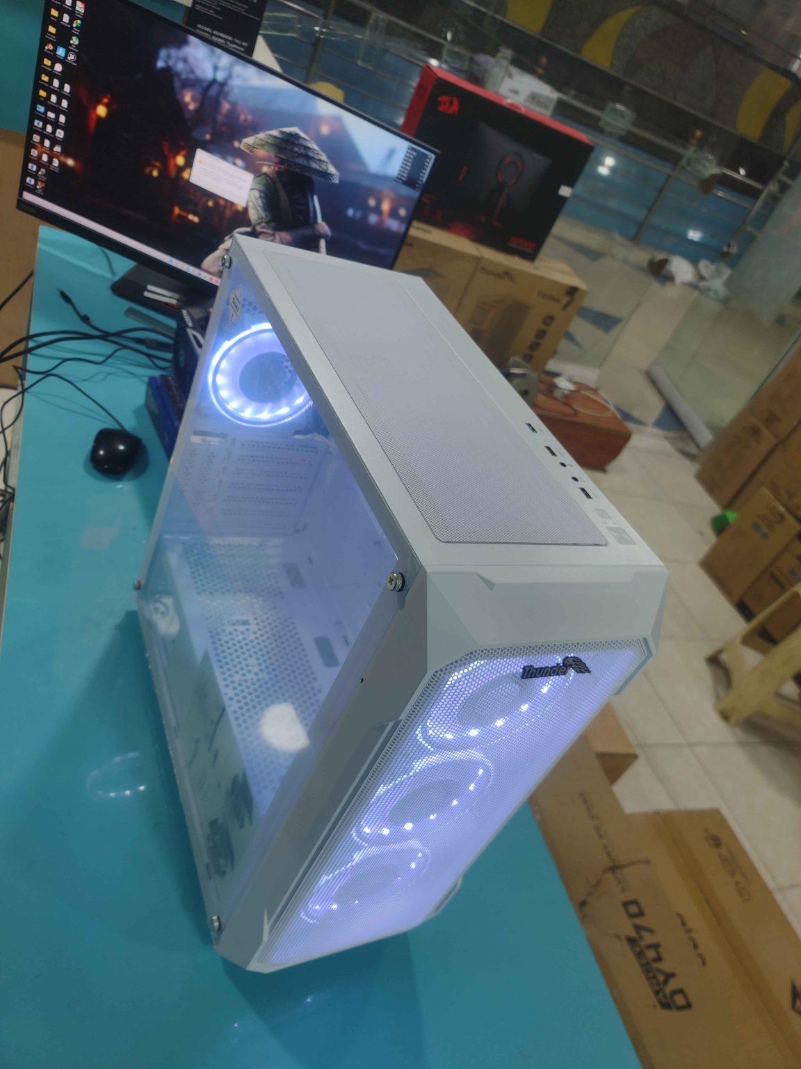 Thunder SCAR White Full ATX PC Case with 4x ARGB Fans - AMD House - PC ...