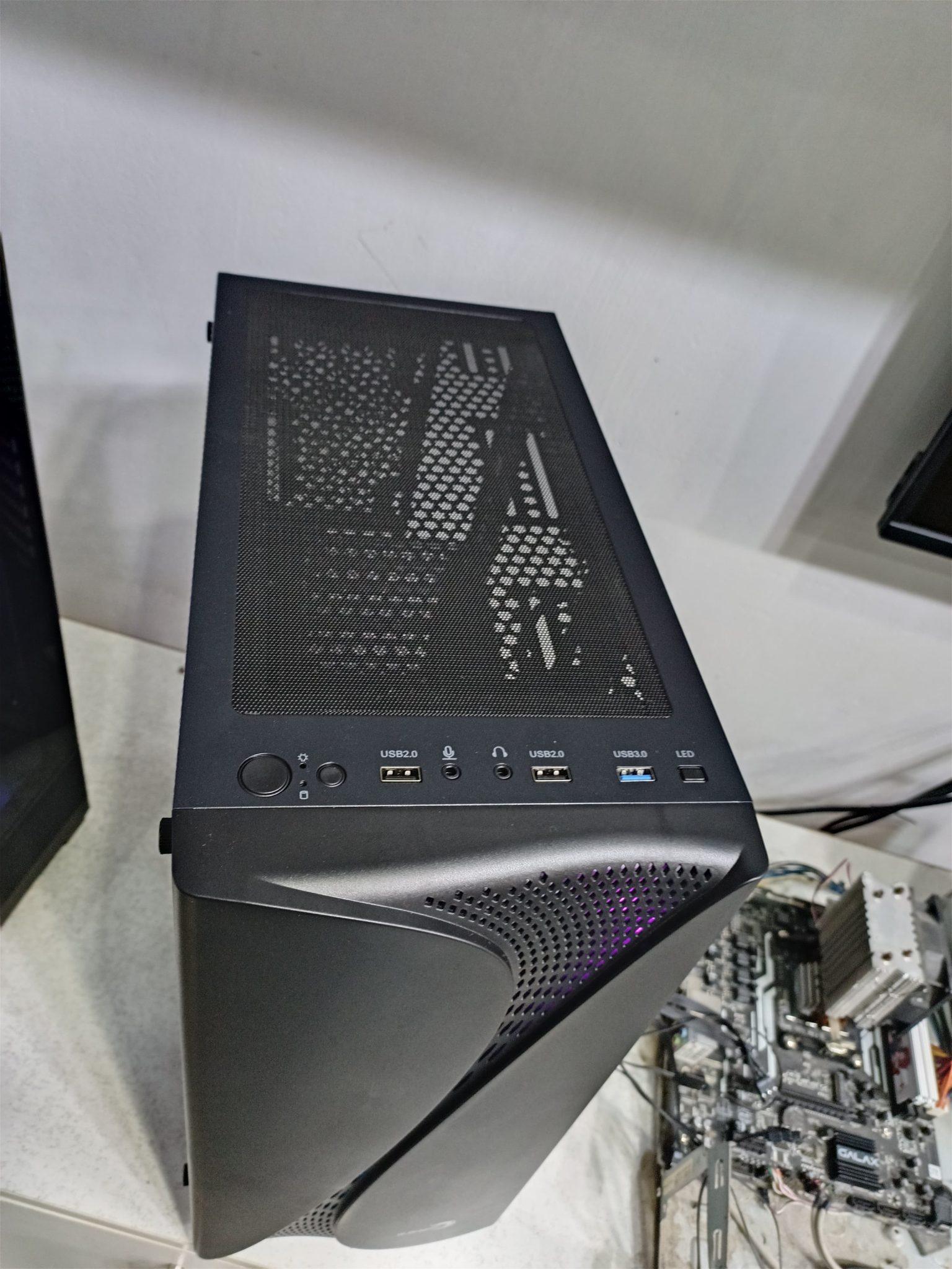 eDragon Hydra ATX PC Case with 3x RGB Fans (2 Top, 1 Back) & Front ARGB ...