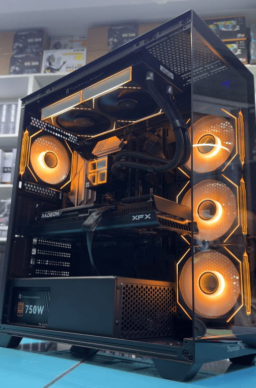 Thunder NOVA PC Case with 4xArgb infinity Fans front and side glass ...