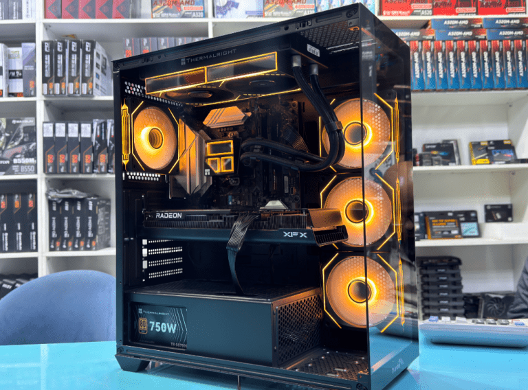Thunder NOVA PC Case with 4xArgb infinity Fans front and side glass ...